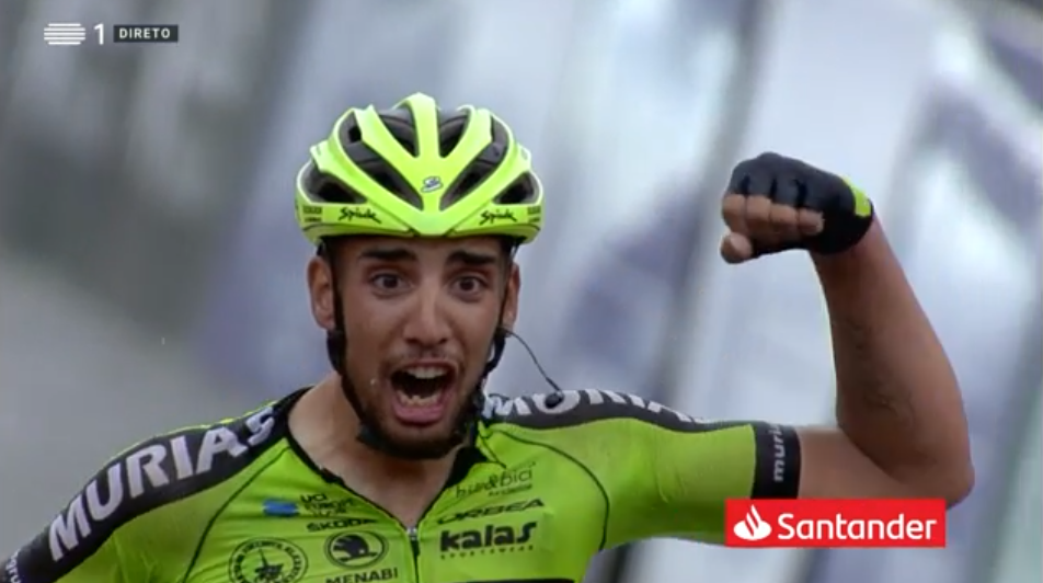 Héctor Sáez corona la escapada y celebra en la Volta Portugal ...
